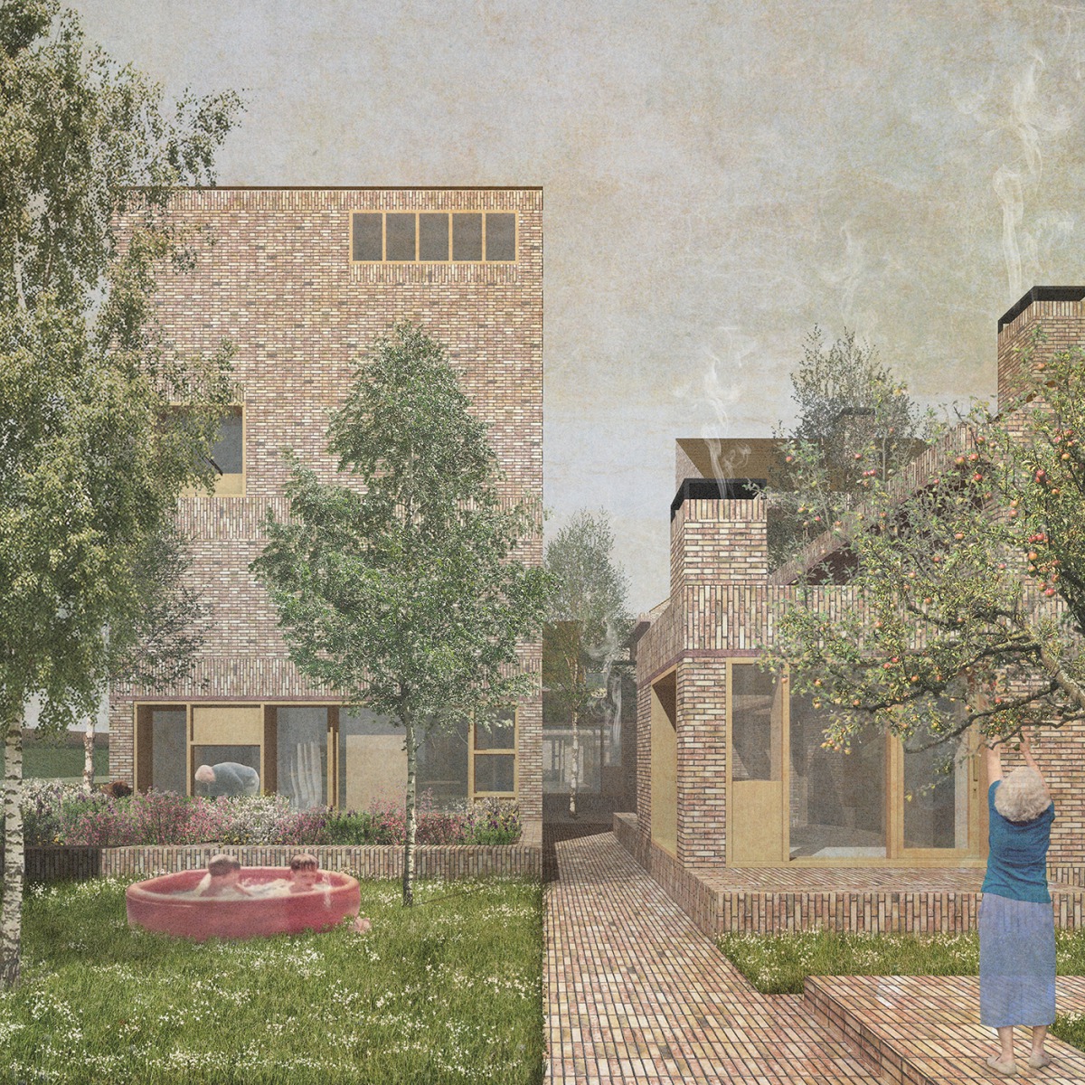 Poëzie in Overbos // An (extra)ordinary row of houses - Podium voor ...